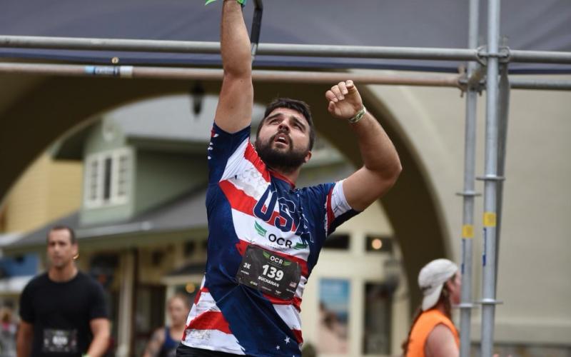Mason Buchanan competes in world championship obstacle course race ...